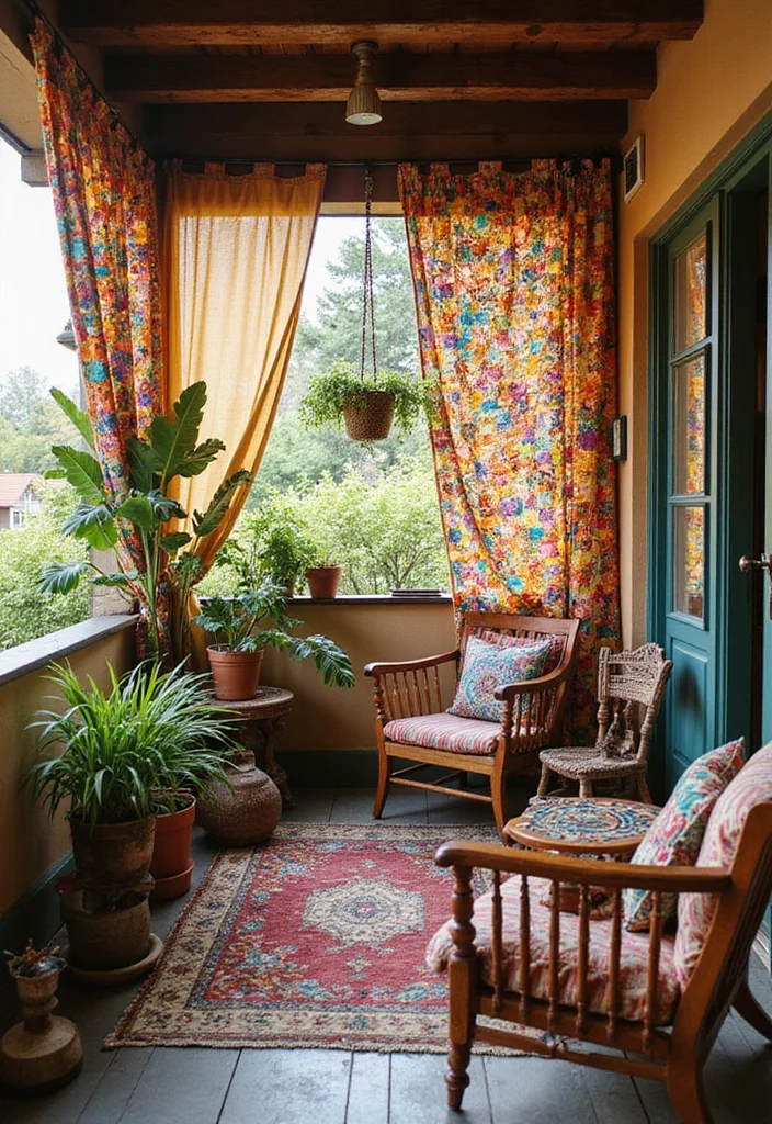 12 Balcony Curtain Ideas for Shade, Privacy, and Relaxed Living - Lawnoria