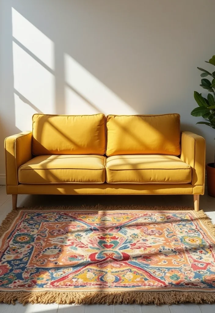12 Yellow Sofa Living Room Ideas for Bright Cheerful Style - Lawnoria