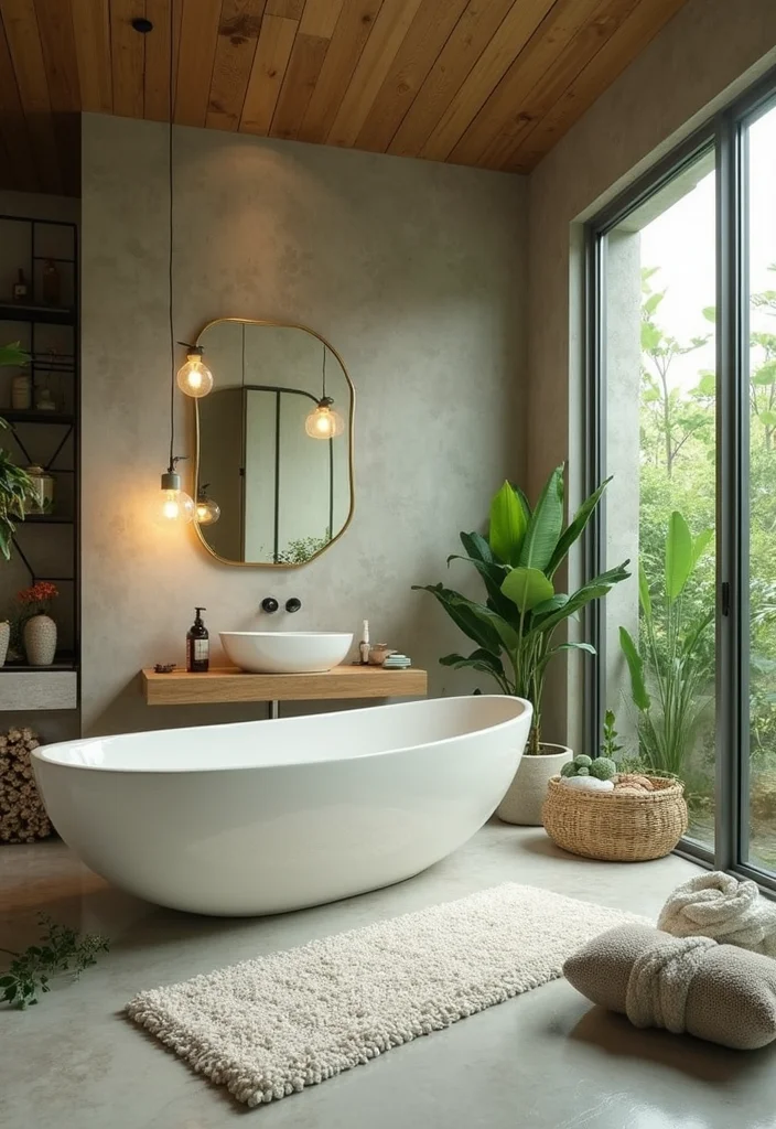 14 Green Bathroom Decor Ideas for Fresh Nature Inspired Calm - Lawnoria